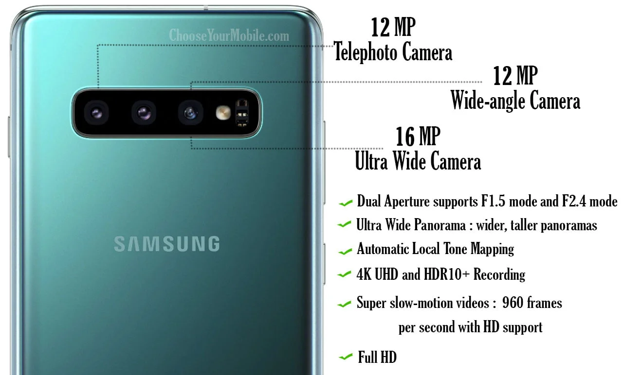 Samsung Galaxy S10 PLUS - Price and Specifications