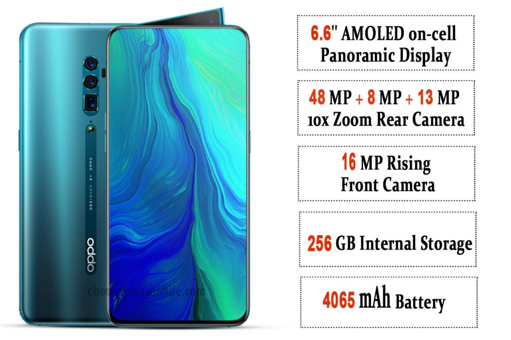 Oppo Reno 10x Zoom - Specifications - Choose Your Mobile
