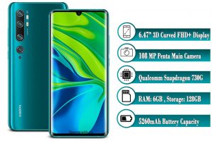 Mi Note 10 - Price and Specifications - Choose Your Mobile