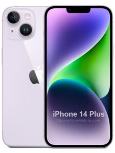 iPhone 14 Plus - Price and Specifications - Choose Your Mobile