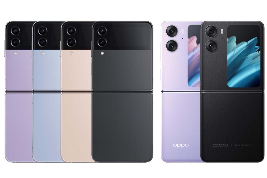 Samsung Galaxy Z Flip4 vs Oppo Find N2 Flip Comparison - Choose Your Mobile