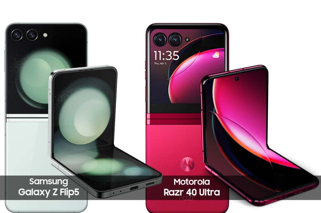 Samsung Galaxy Z Flip5 vs Motorola Razr 40 Ultra Comparison